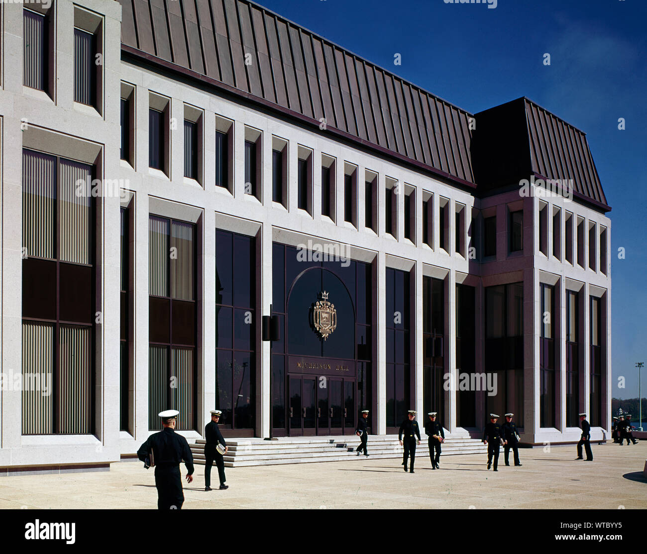 Michelson Hall, a building at the United States Naval Academy ...