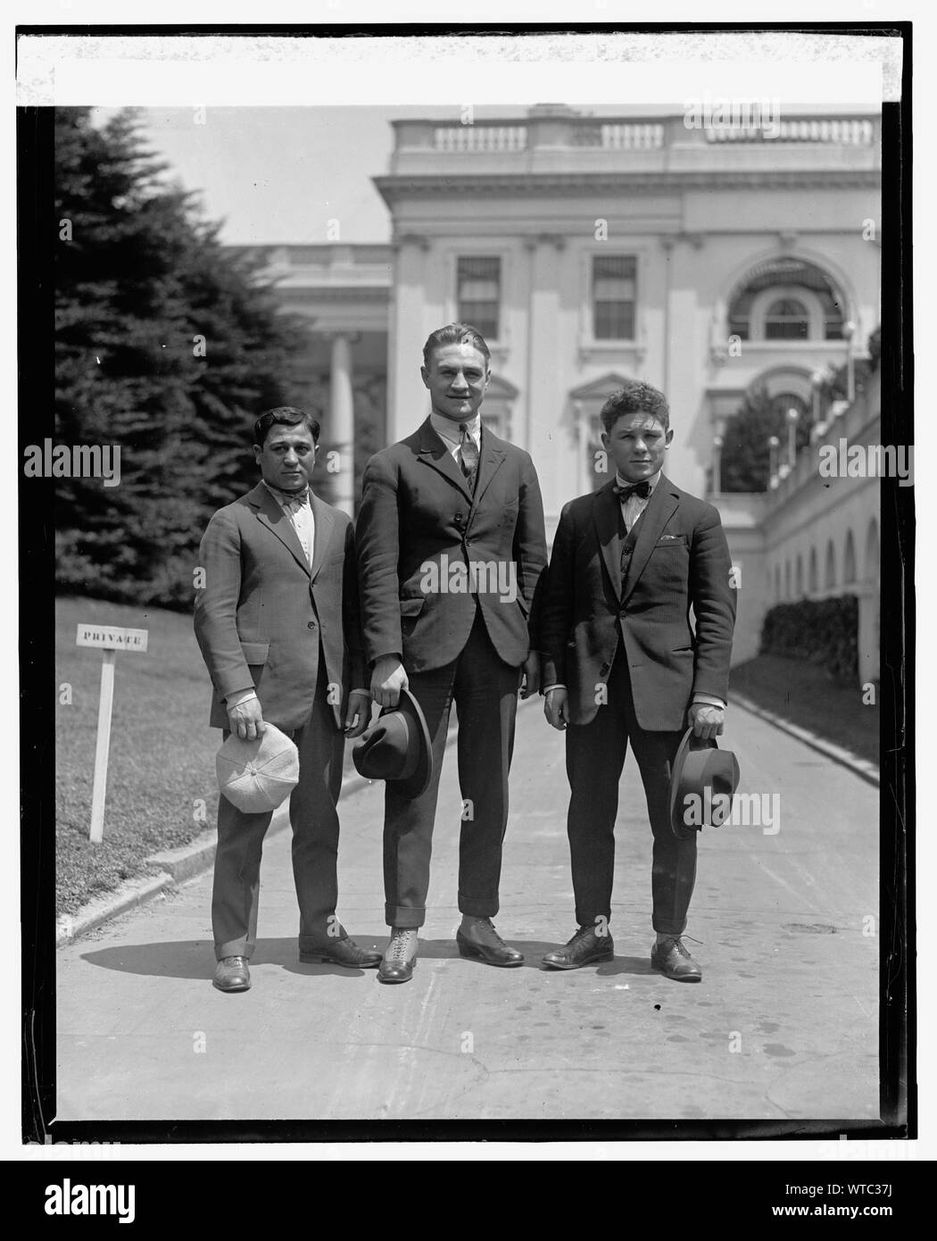Mickey Travers, Rene leVox, and Edourd Mascart at W.H., 5/19/25 Stock ...