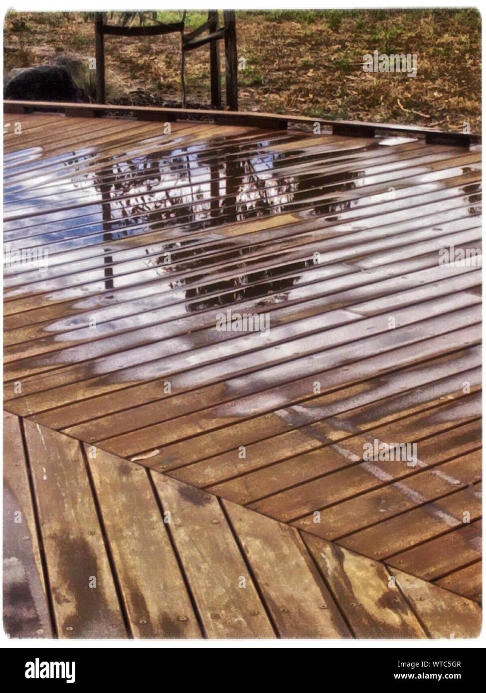 Reflection wooden floor Cut Out Stock Images & Pictures - Alamy