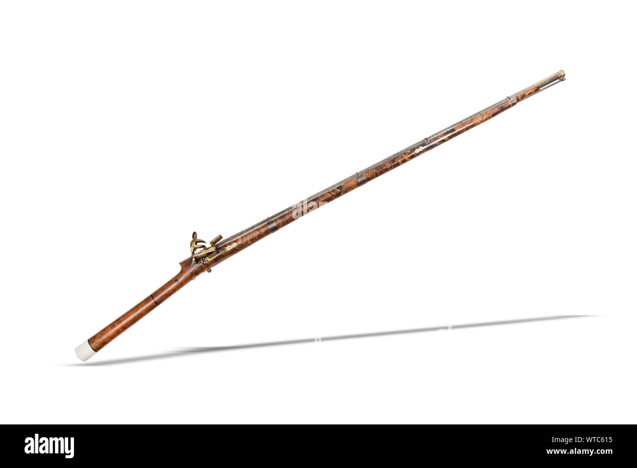 Circassians flintlock rifle of Cherkess type. Mid-nineteenth century ...