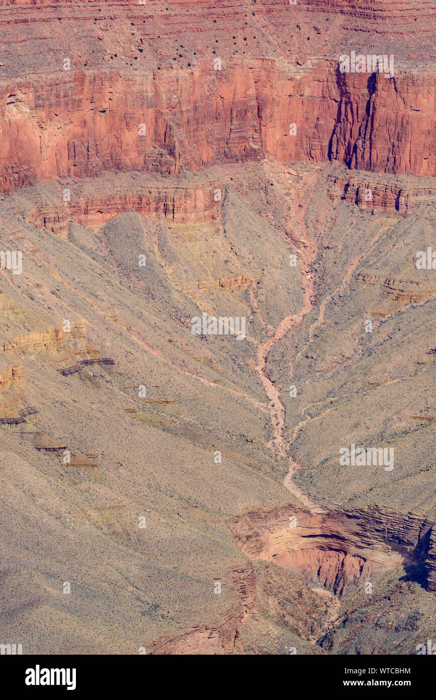 The Grand Canyon from Pima Point, in winter, Grand Canyon National Park ...