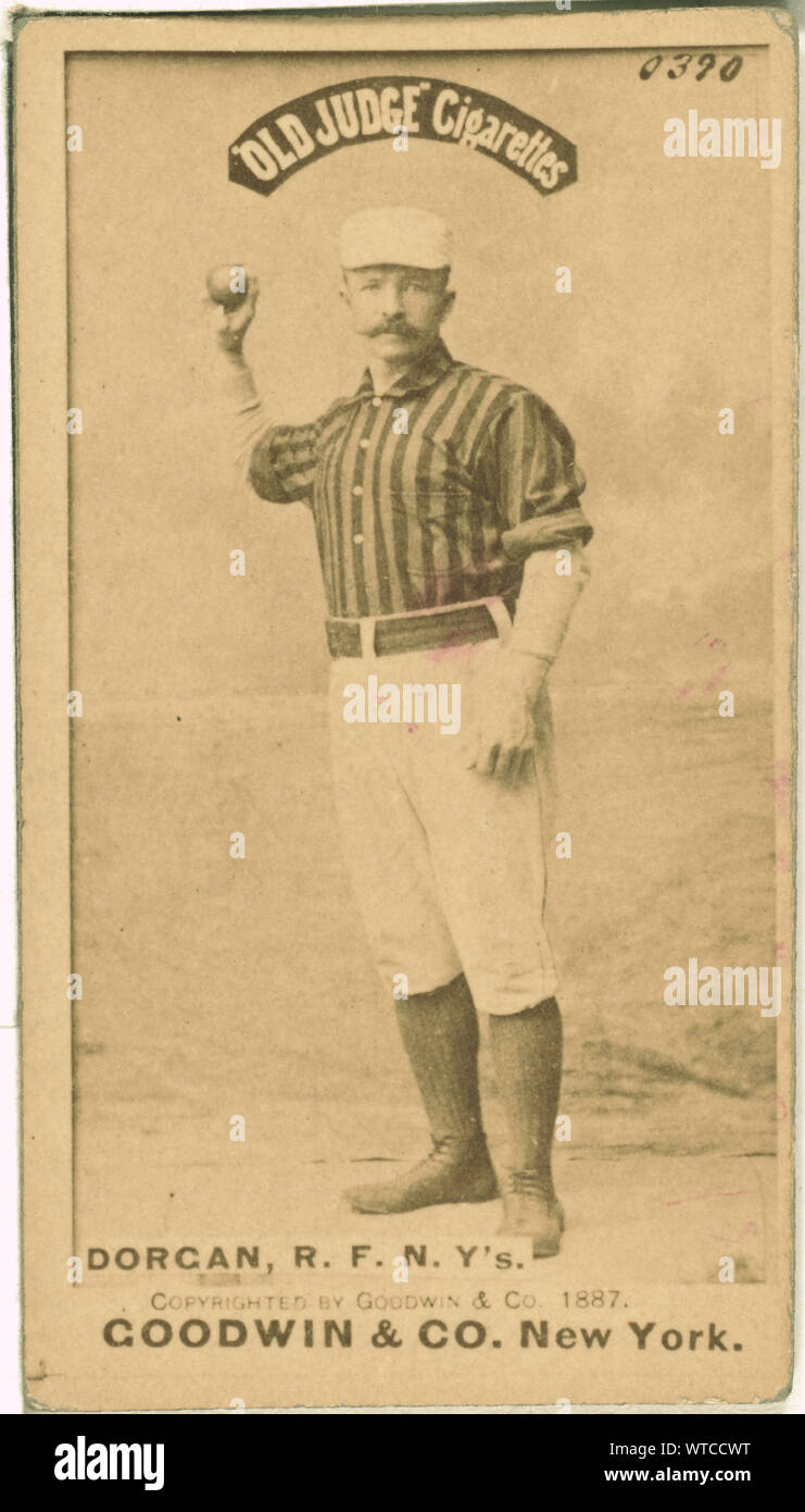 Mike Dorgan, New York Giants, baseball card portrait Stock Photo - Alamy