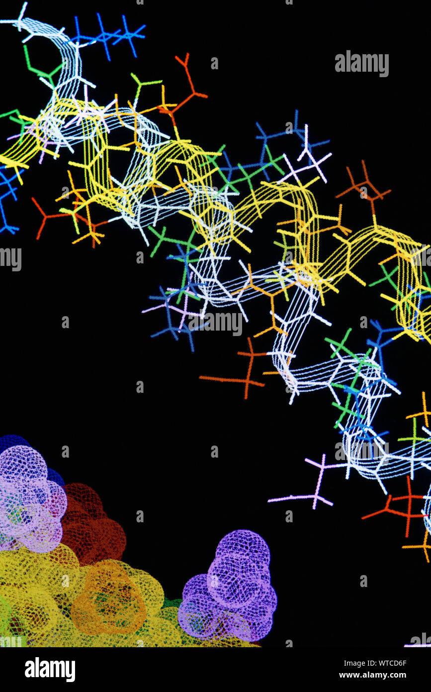 Simple Protein Molecule Structure