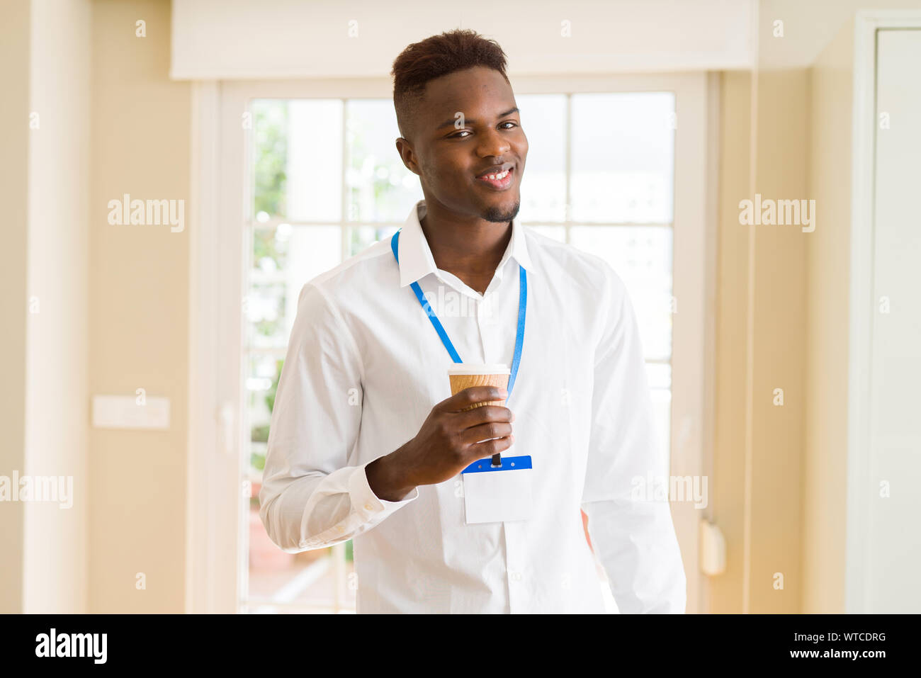 Man id card casual hi-res stock photography and images - Alamy