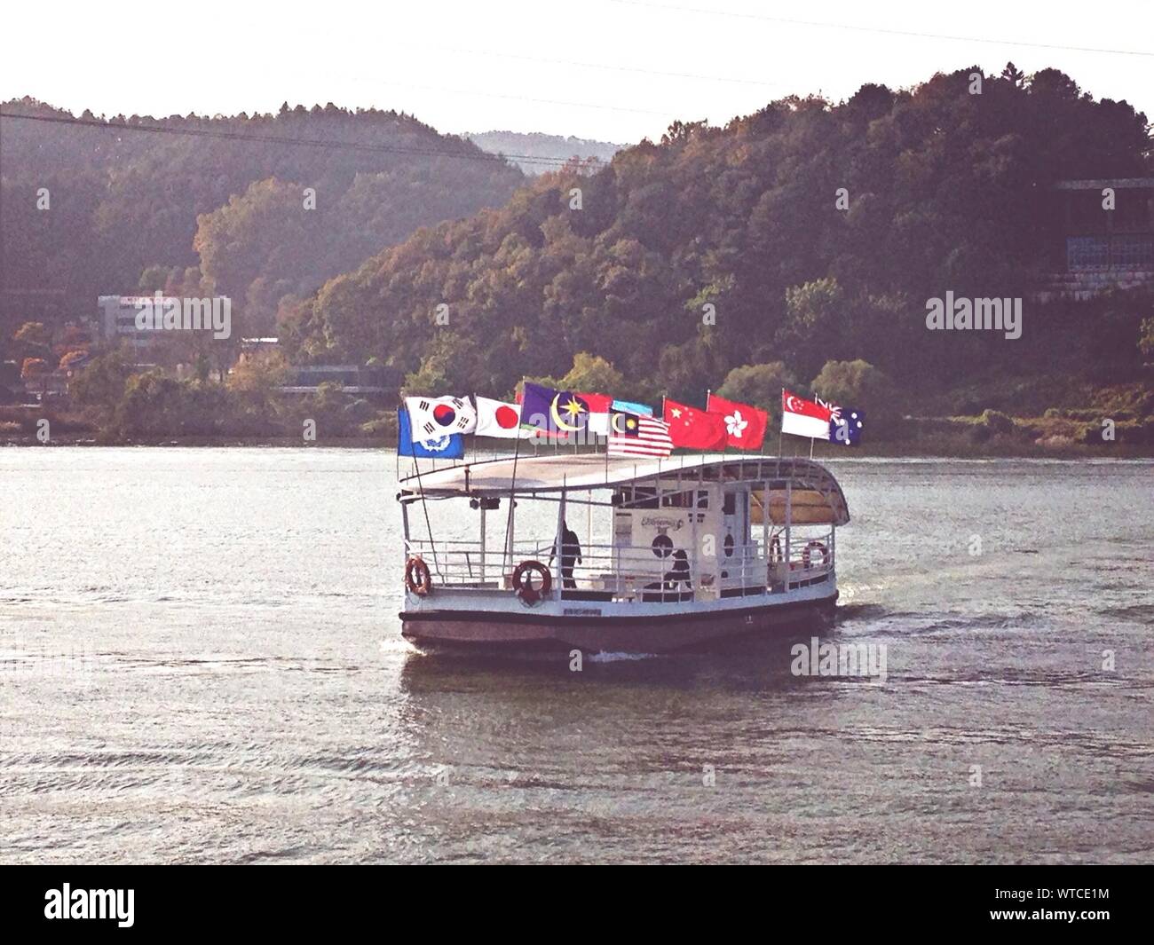 Flags on ferry hi-res stock photography and images - Alamy