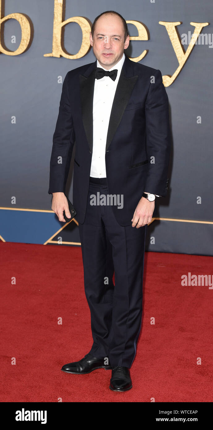 London, UK. Gareth Neame at the World Premiere of Downton Abbey held at ...