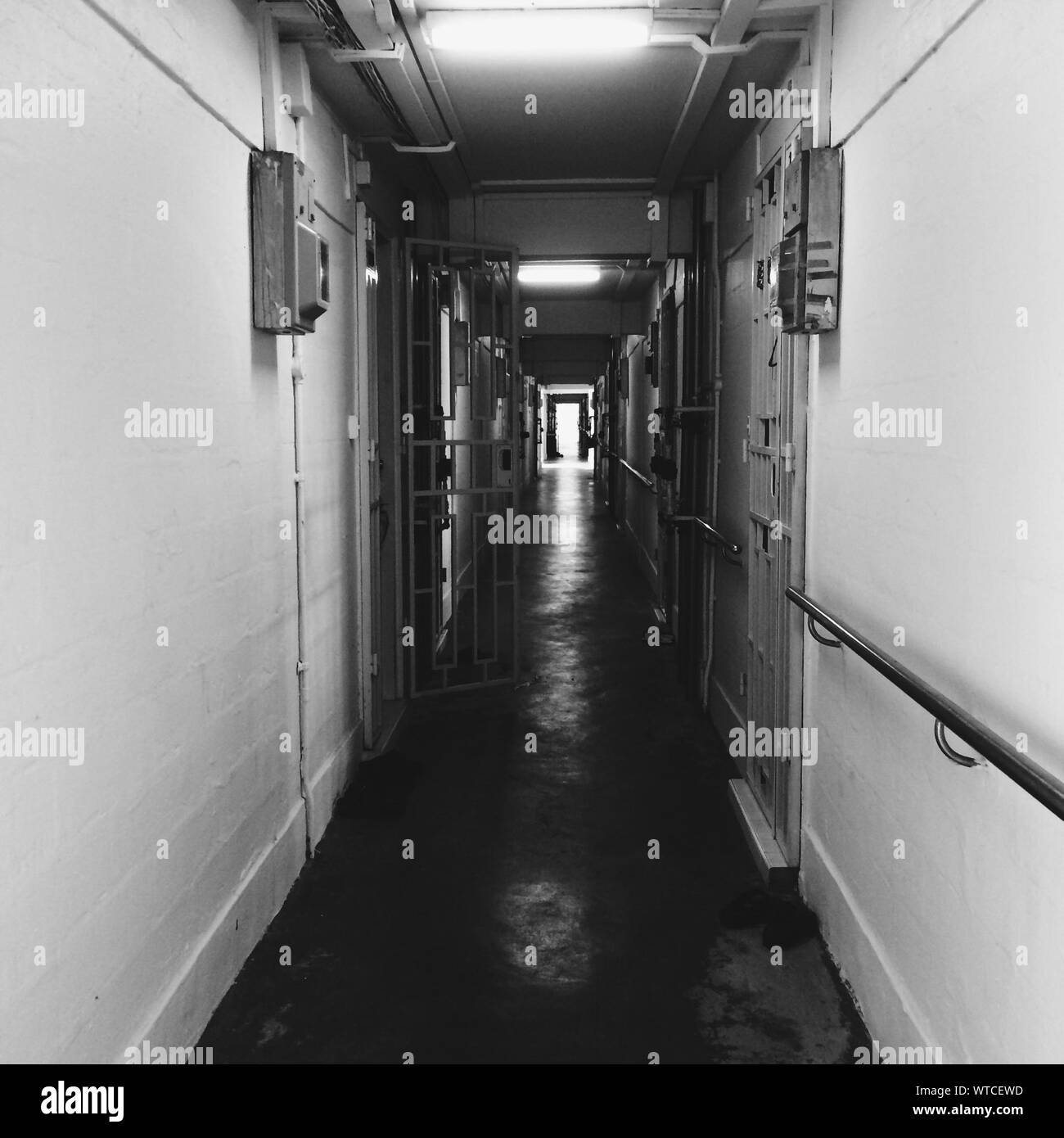 Prison architecture Black and White Stock Photos & Images - Alamy