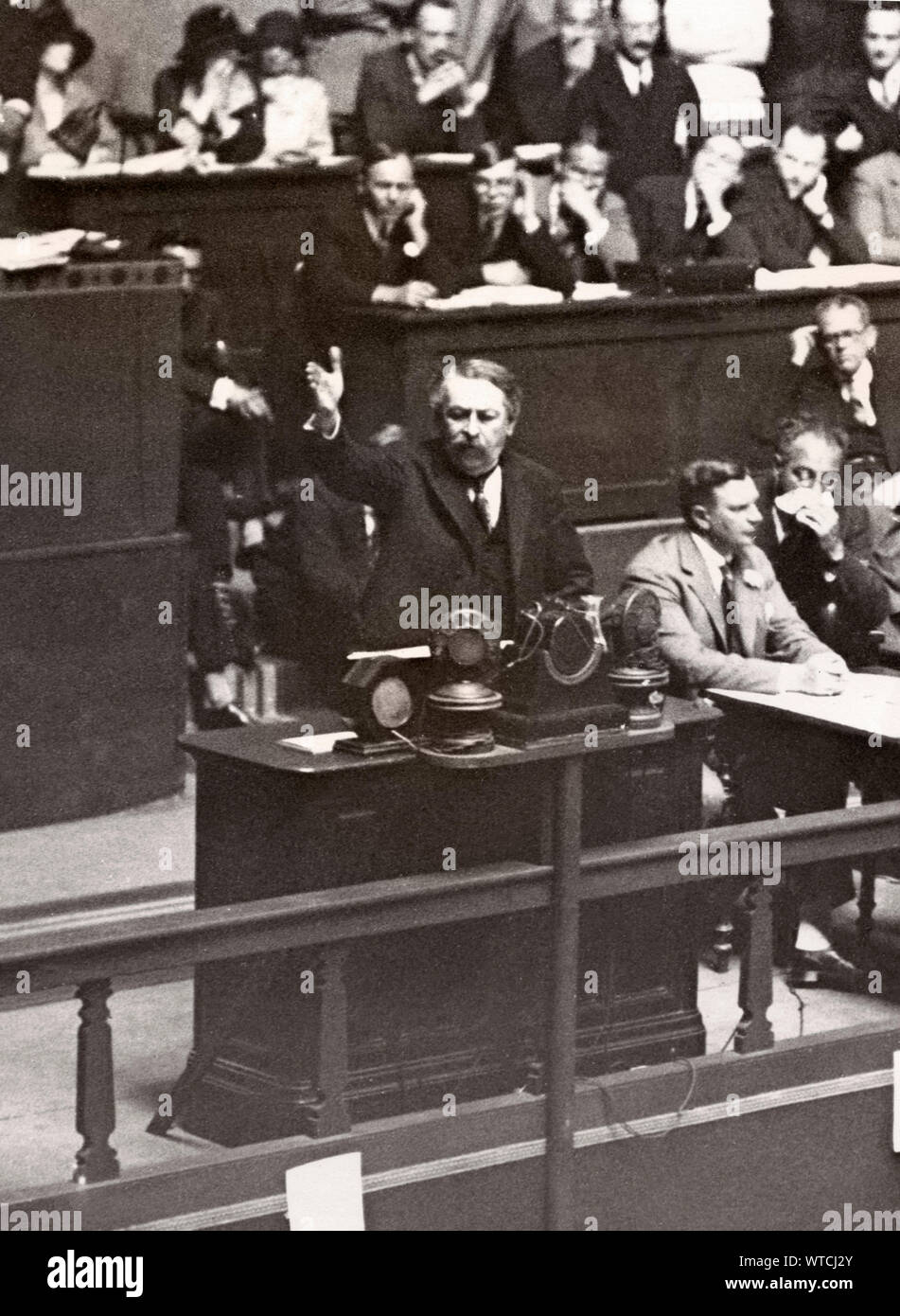 Aristide Briand (1862 – 1932) was a French statesman who served eleven ...
