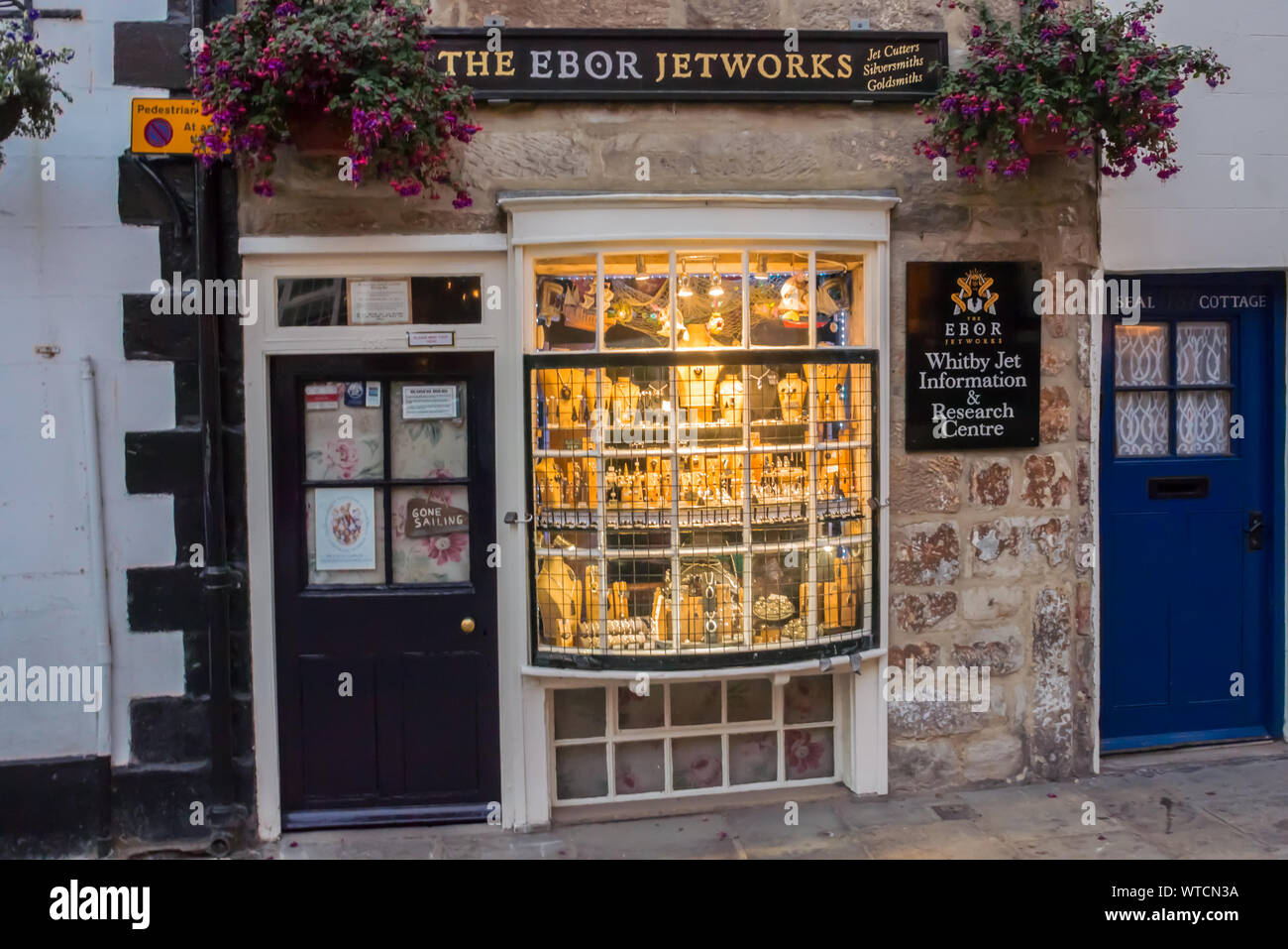 The Ebor Jetworks Shop at Whitby, North Yorkshire Stock Photo - Alamy