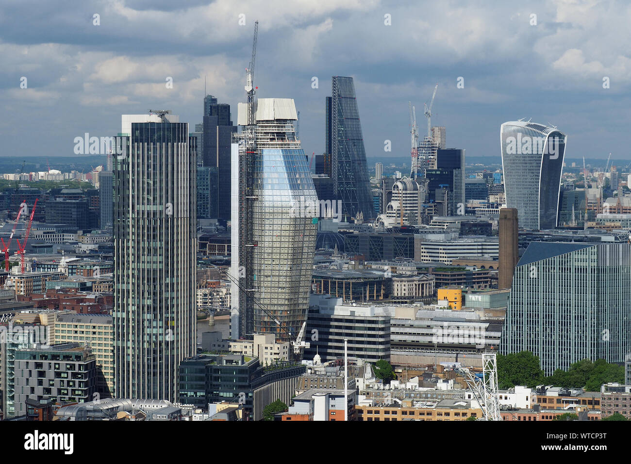 View of London from London Eye, England, United Kingdom, EuropeLondon ...