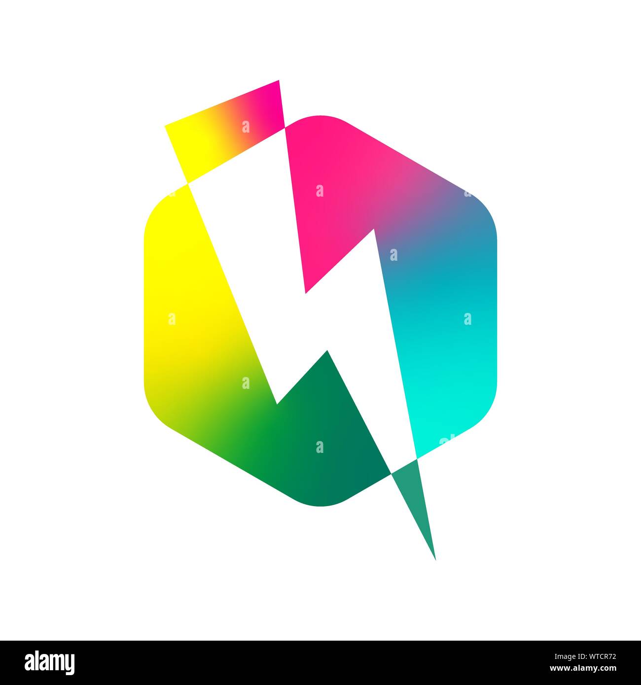 Flash Logo abstract design vector template. Lighting bolt icon. Logo ...