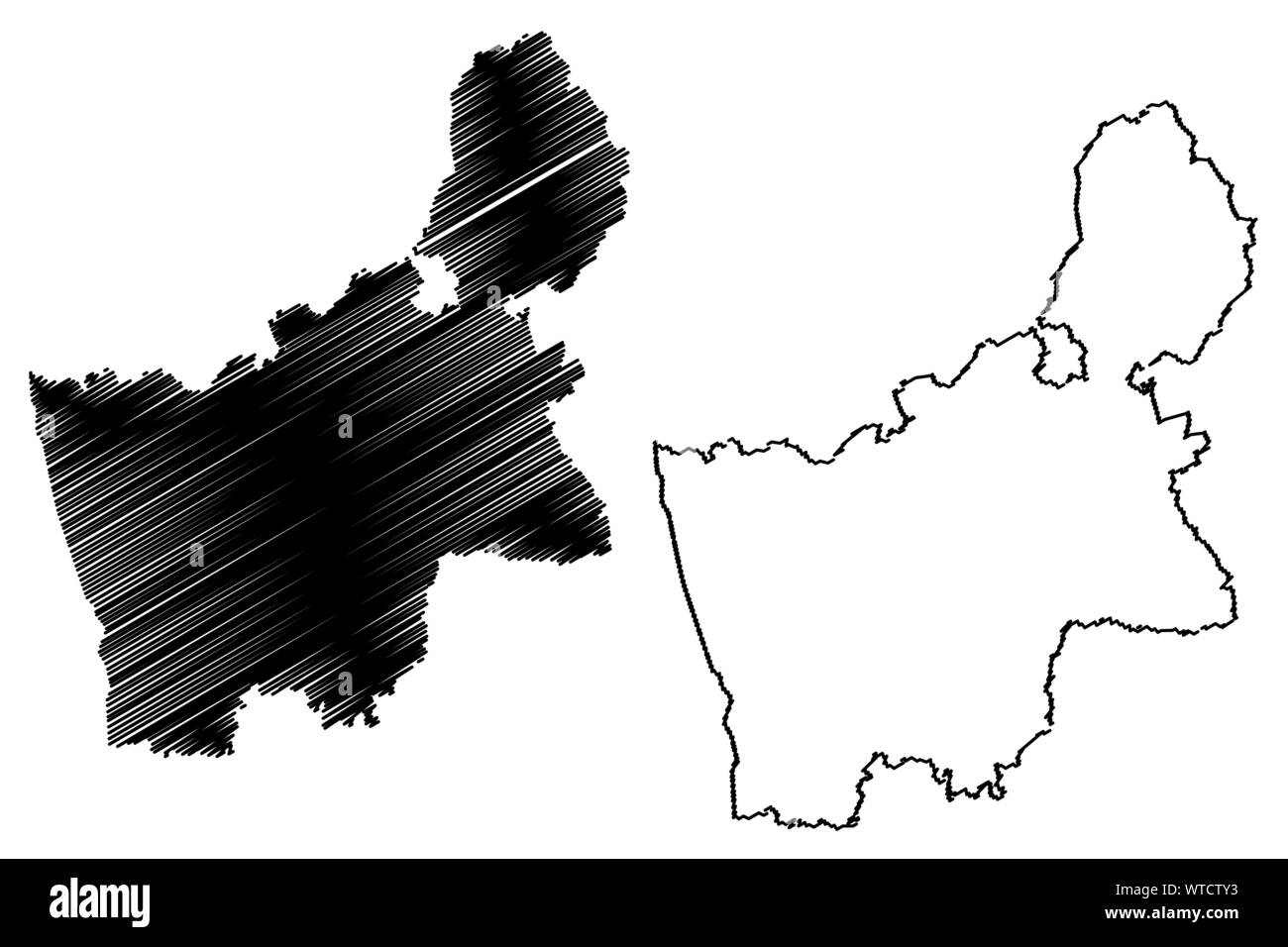 Belarus country map Black and White Stock Photos & Images - Alamy