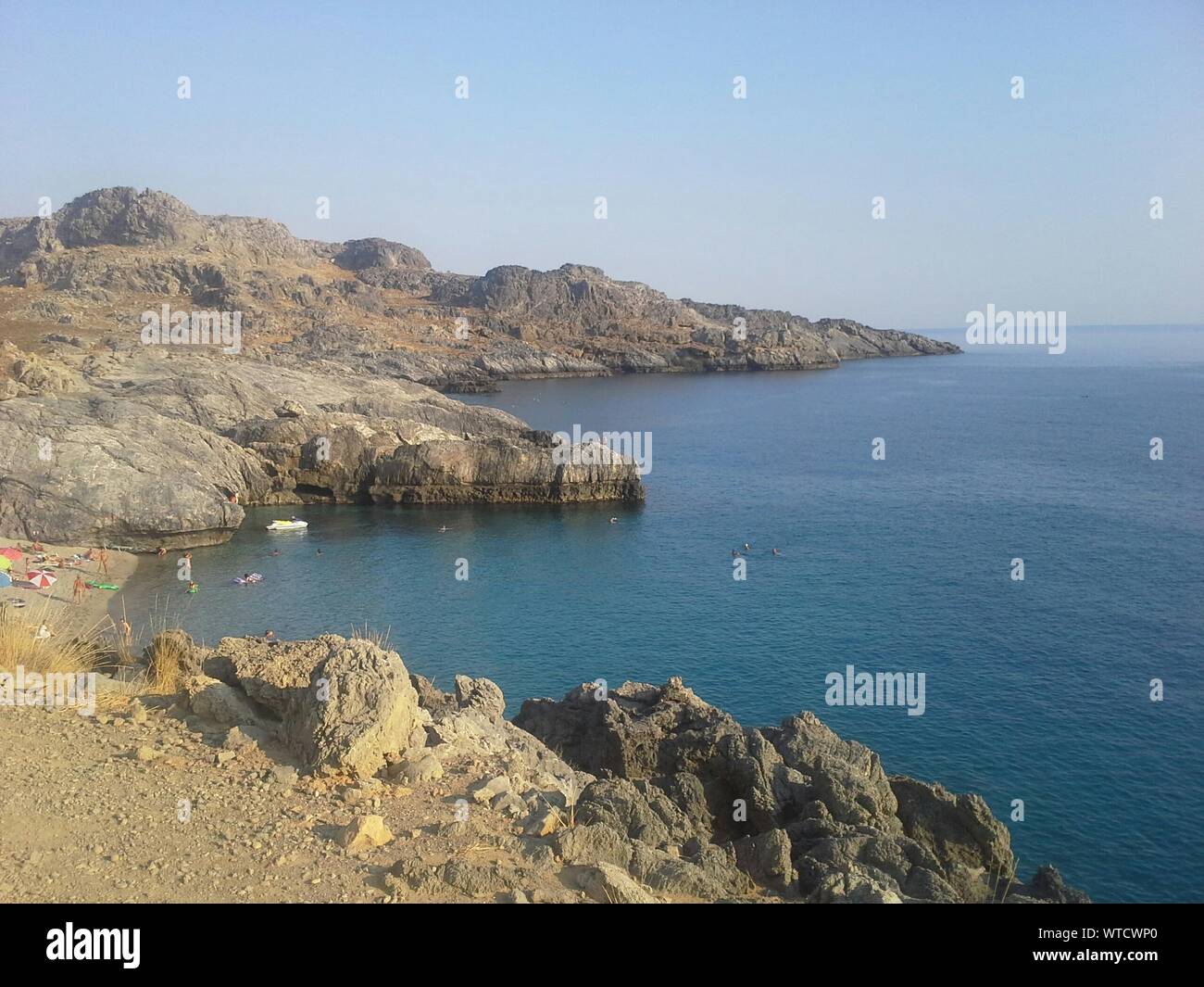 Damnoni beach hi-res stock photography and images - Alamy