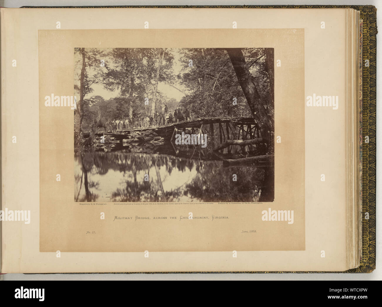 Military bridge, across the Chickahominy, Virginia / negative by D.B ...