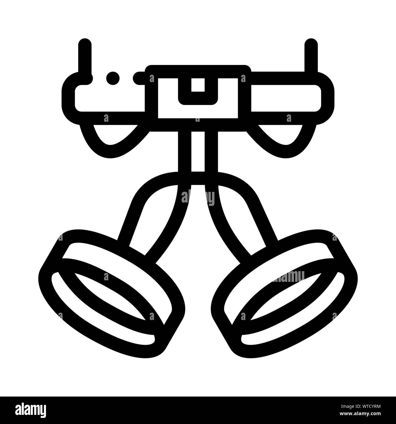 Safety harness illustration Black and White Stock Photos & Images - Alamy