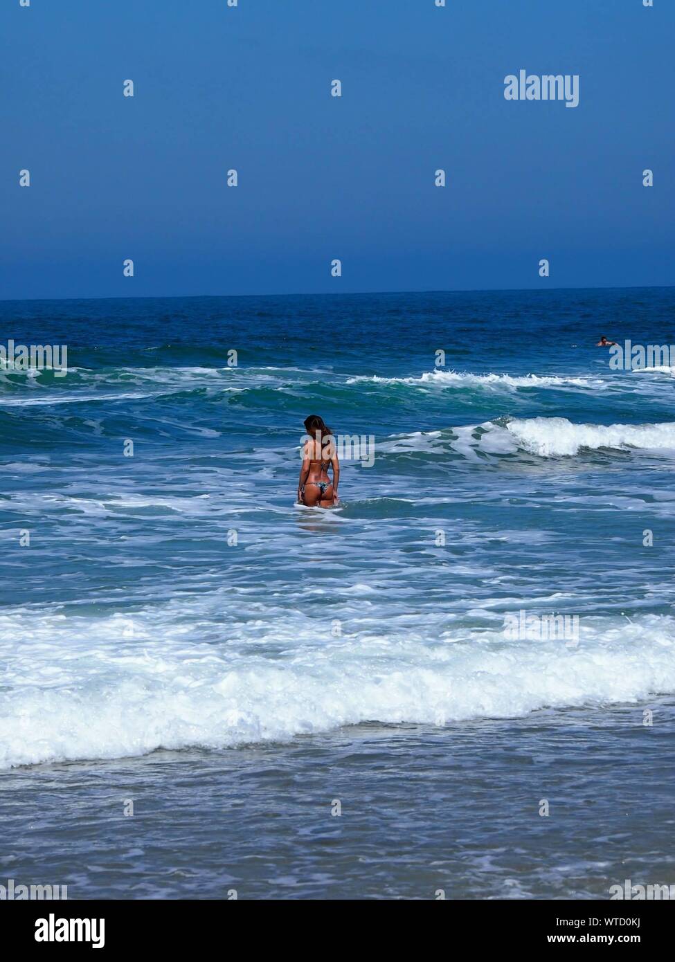 Blue bikini hi-res stock photography and images - Alamy