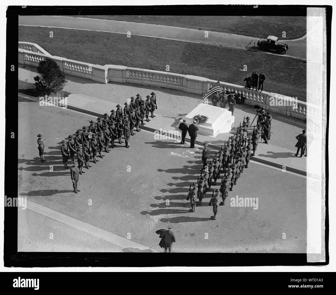 Military tribute ceremony Cut Out Stock Images & Pictures - Alamy