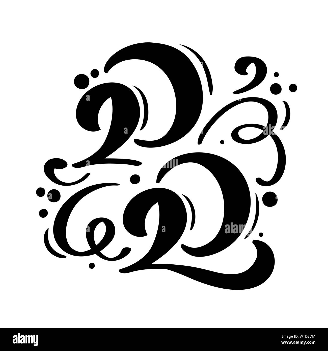 2020 lettering hi-res stock photography and images - Alamy