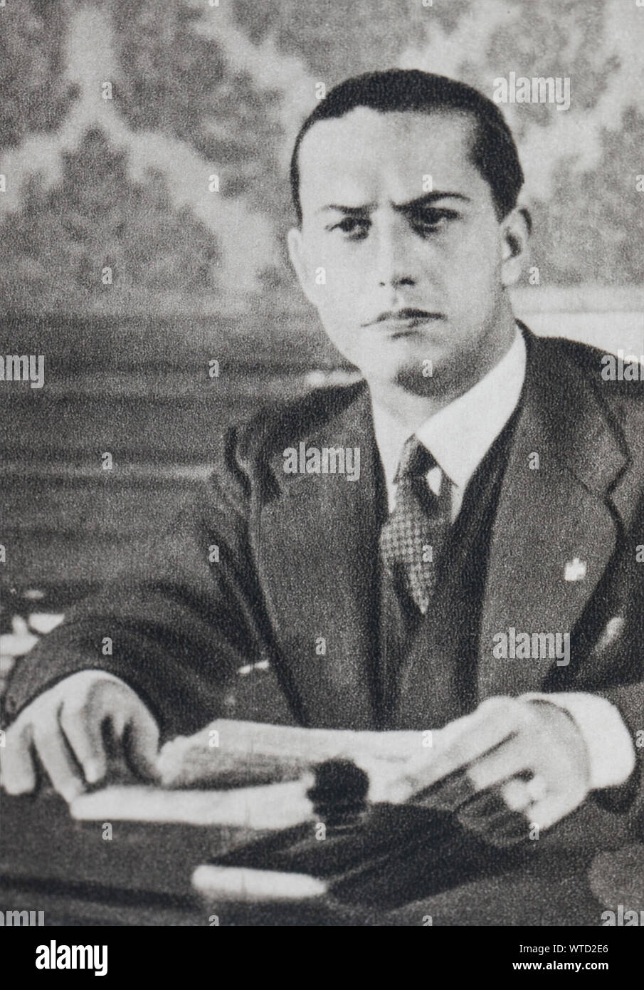 Count Galeazzo Ciano (1903 – 1944) was an Italian politician who served ...