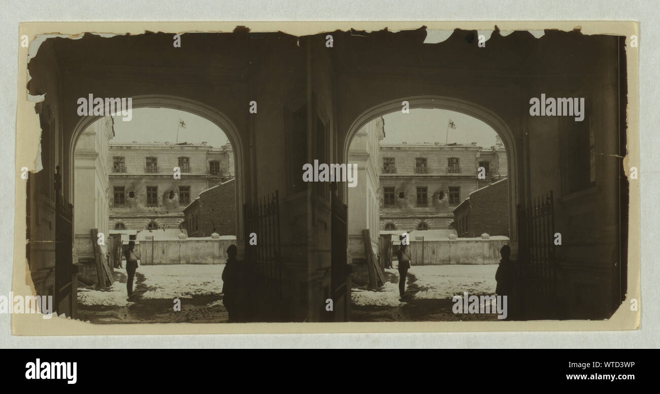 Military hospital in Port Arthur during the great siege Stock Photo - Alamy