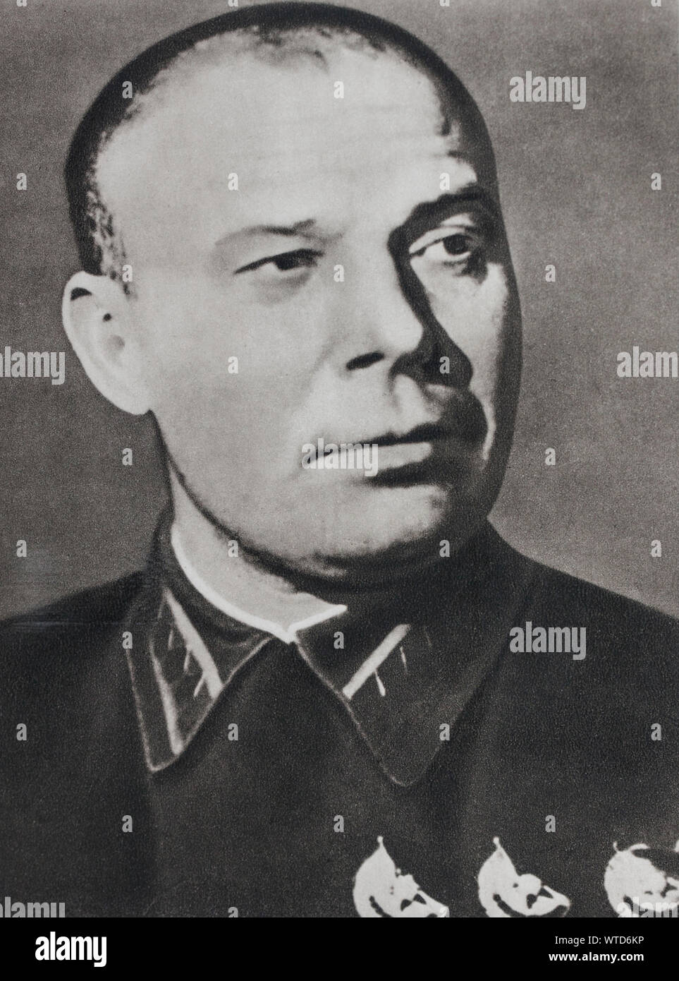Marshal S. K. Timoshenko (1895 – 1970) was a Soviet military commander ...