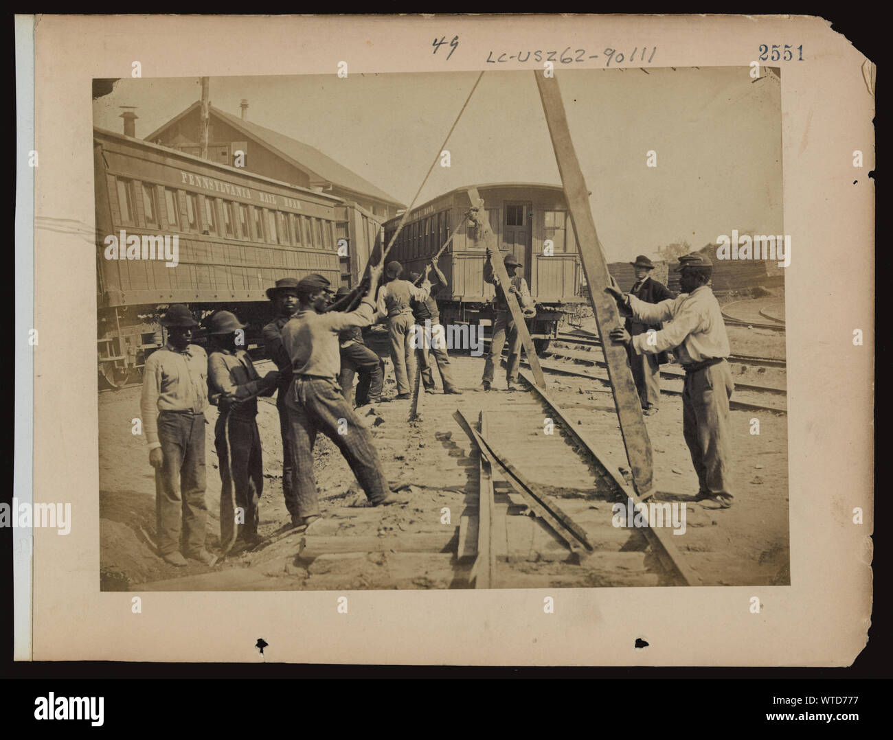 Rails for military railroad hi-res stock photography and images - Alamy