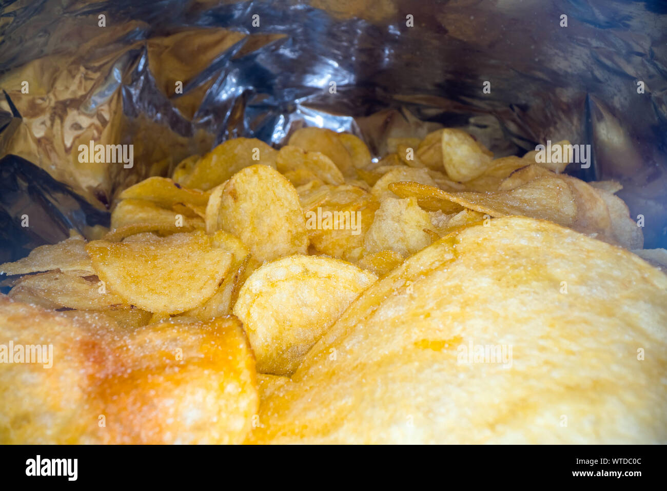 Inside bag potato chips hi-res stock photography and images - Alamy