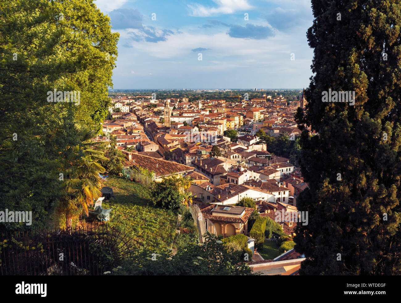 The best view on Verona during sunset Stock Photo - Alamy