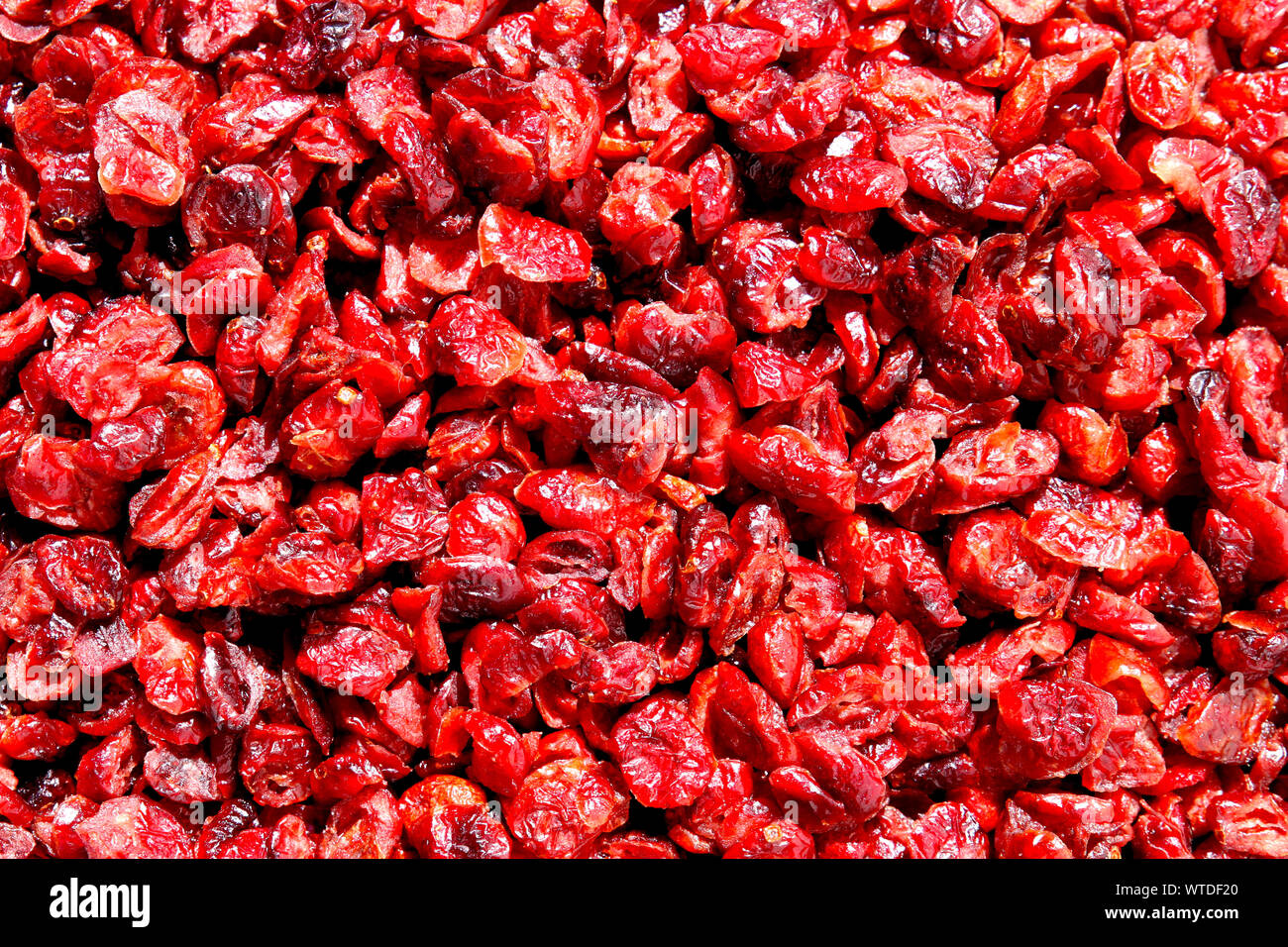 Dried Cranberries Background Stock Photo - Alamy