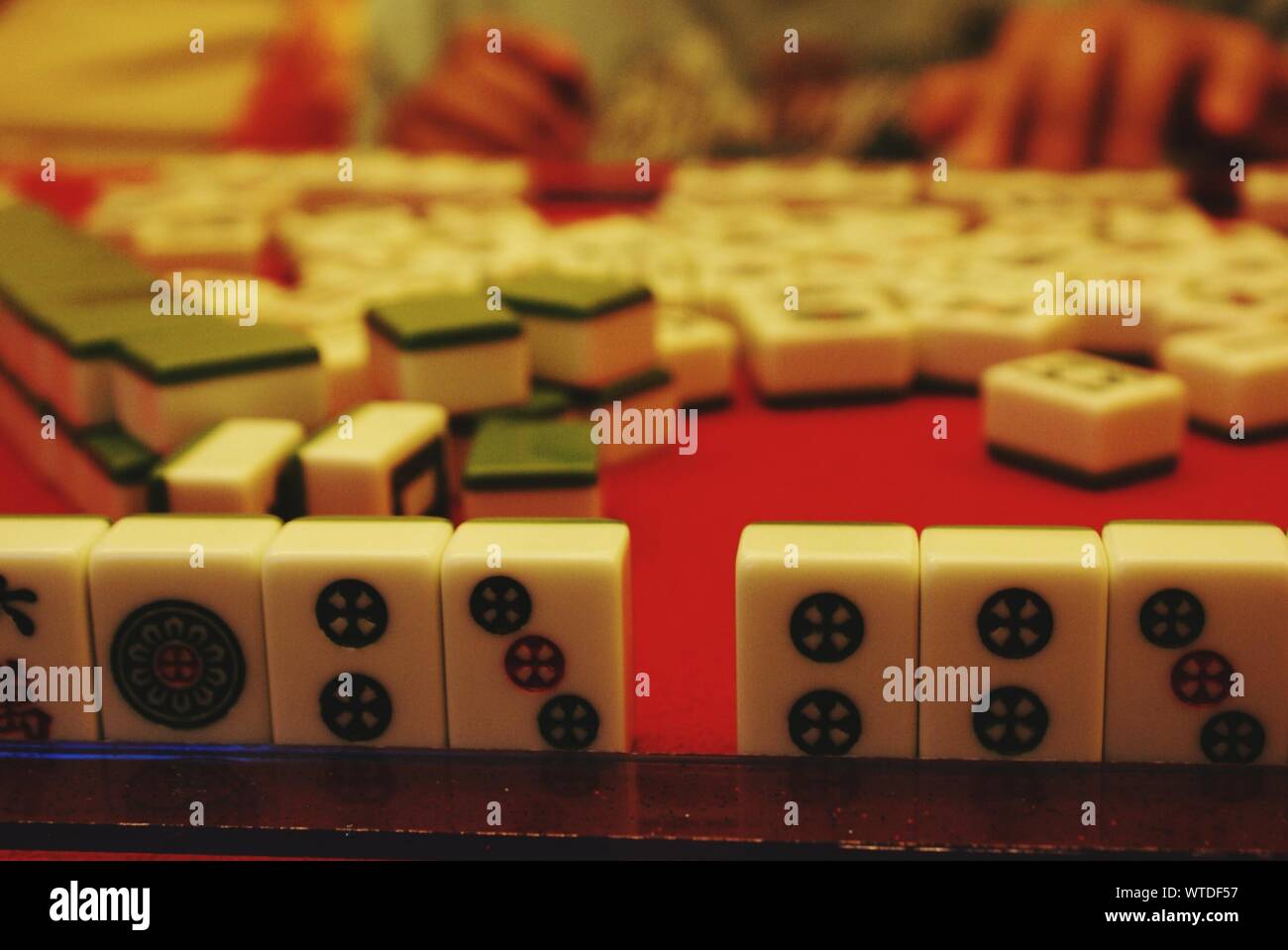 Games mahjong hi-res stock photography and images - Alamy