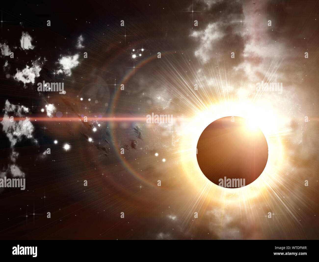 3d Solar Eclipse High Resolution Stock Photography and Images - Alamy