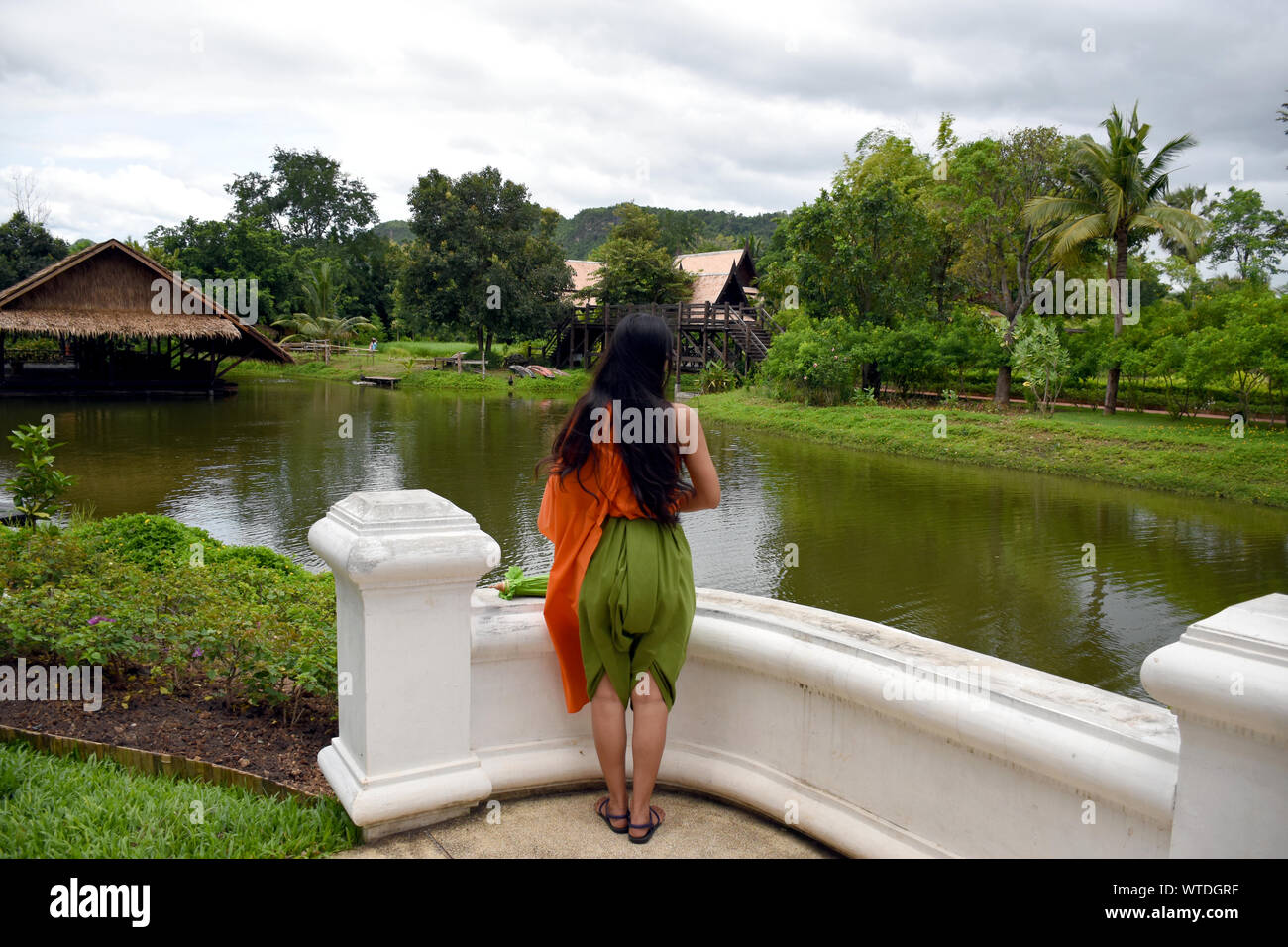 Girl in kanchanaburi thailand hi-res stock photography and images - Alamy