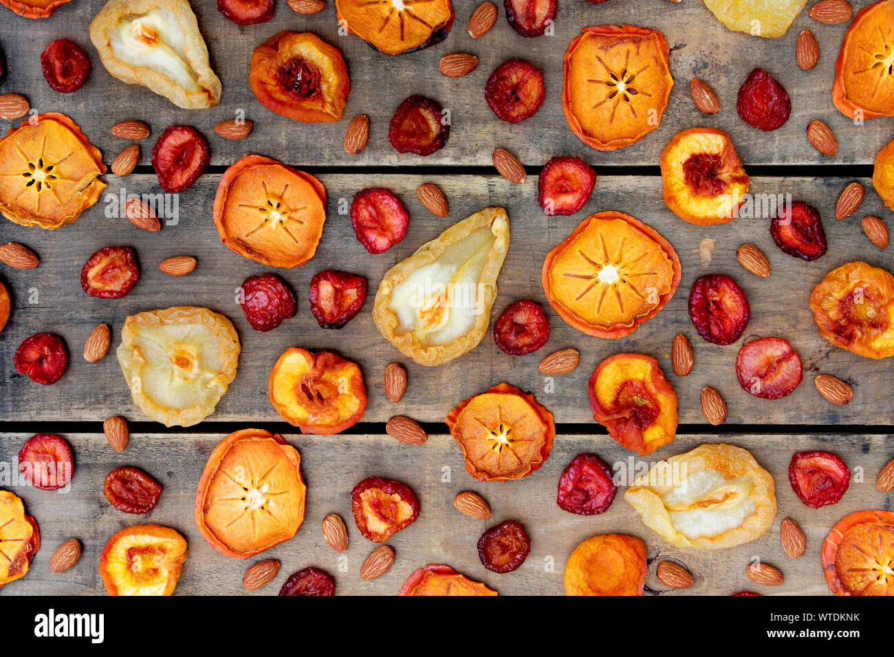 Fall Harvest Dried Fruits (Pattern Stock Photo - Alamy