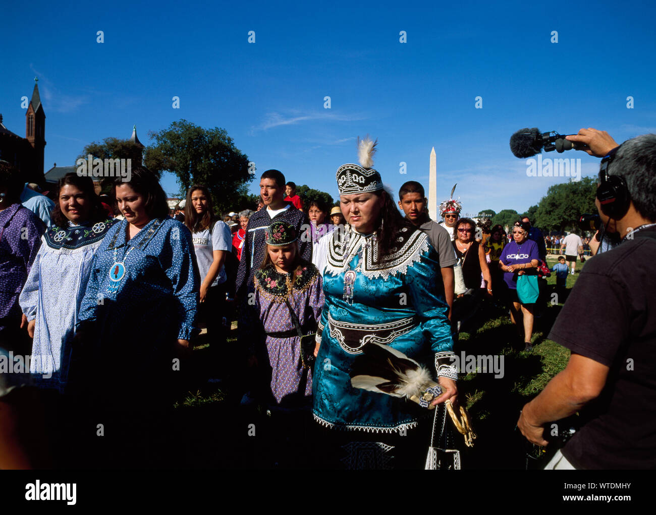 Million Native American March, June 27, 2003, Washington, D.C Stock ...