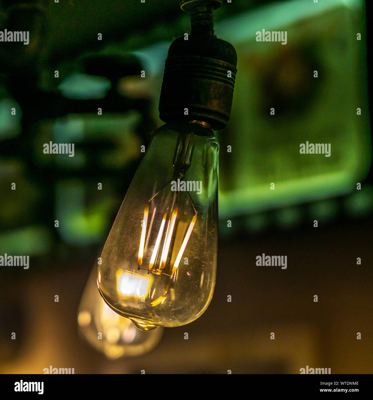 Light bulbs in dark bulb hi-res stock photography and images - Alamy
