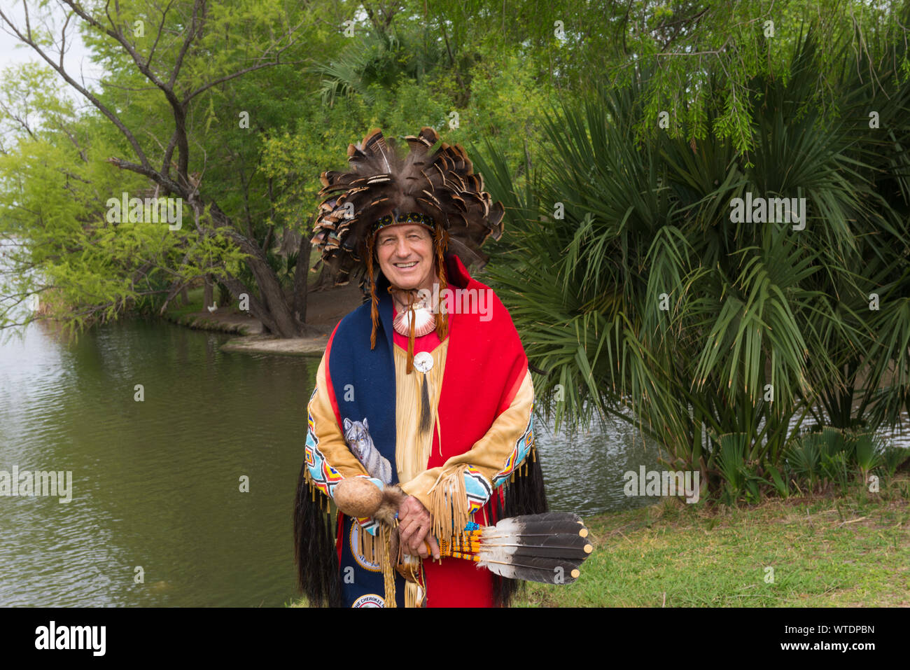 Milo Colton, whose heritage is Cherokee, at the Celebrations of ...