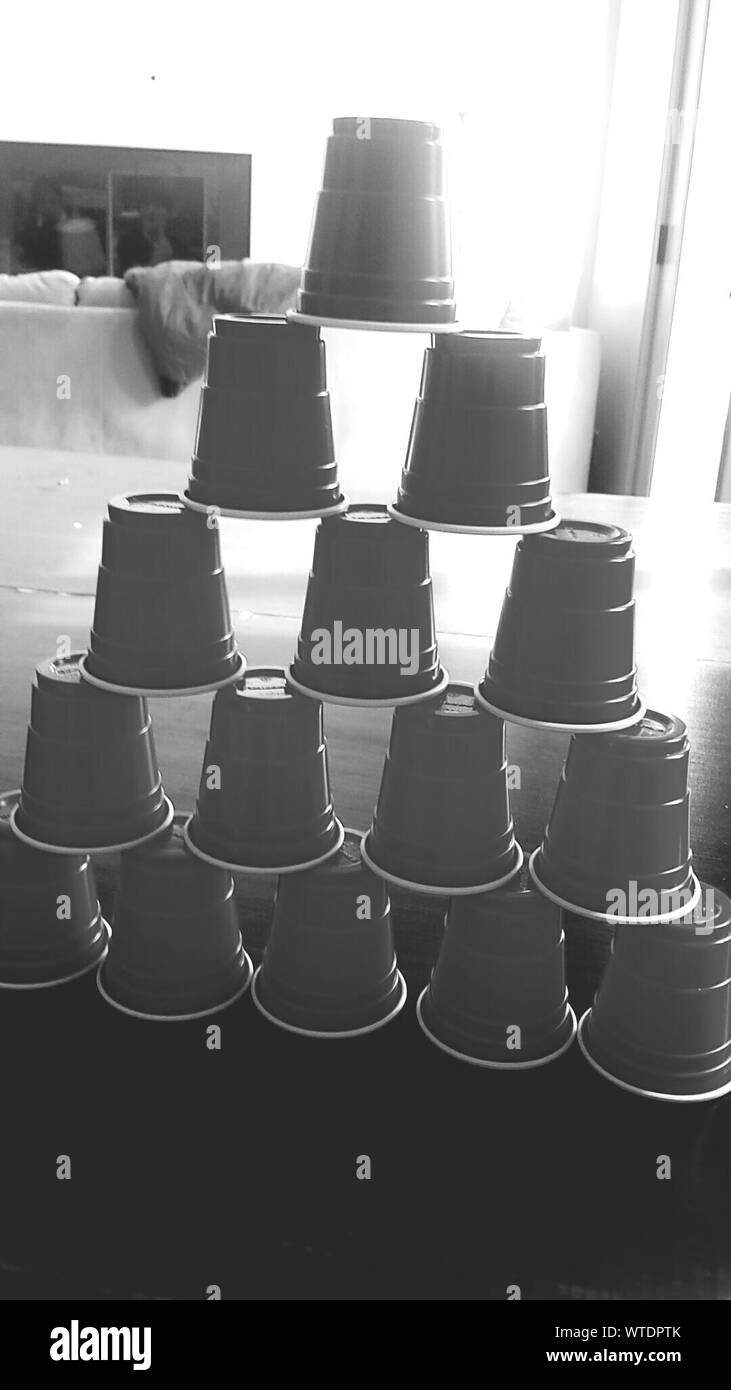 Pyramid of cups hi-res stock photography and images - Alamy
