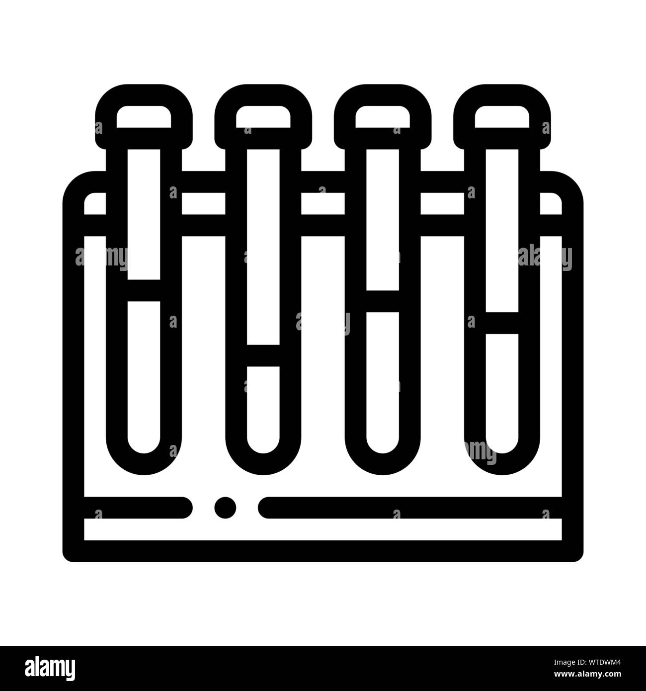 Test tube rack Black and White Stock Photos & Images - Alamy