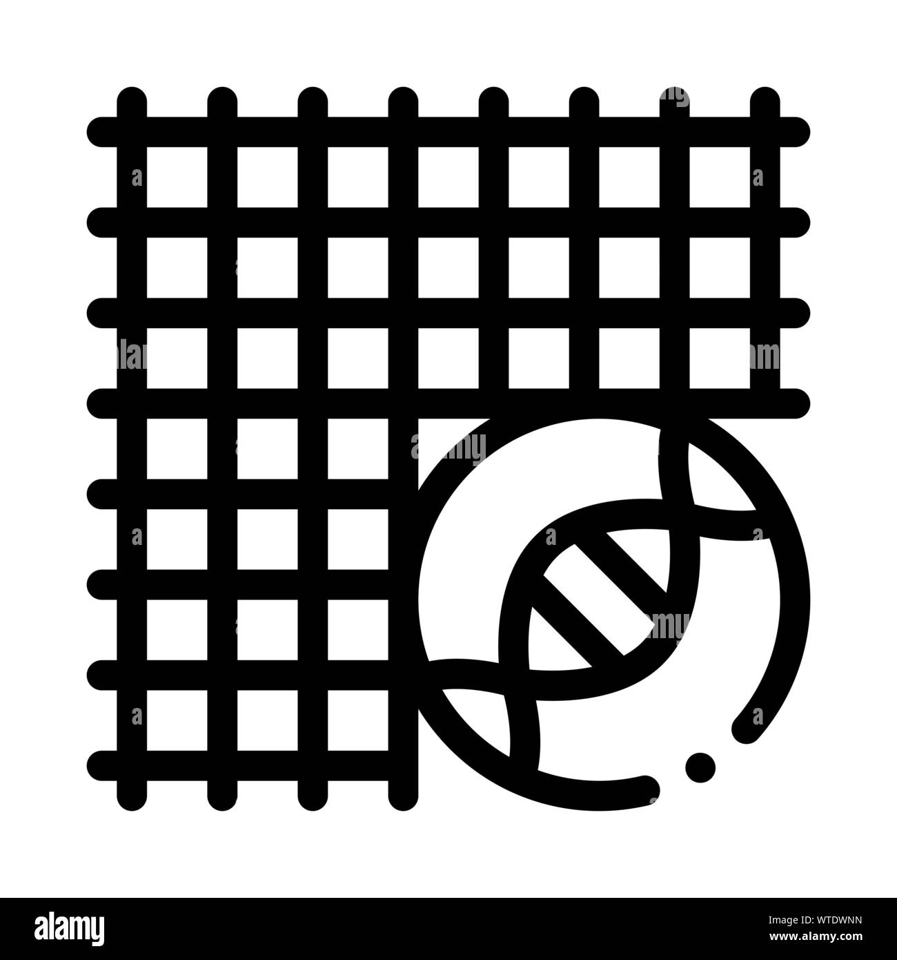 Medical Surgical Mesh Biomaterial Vector Icon Stock Vector Image & Art ...