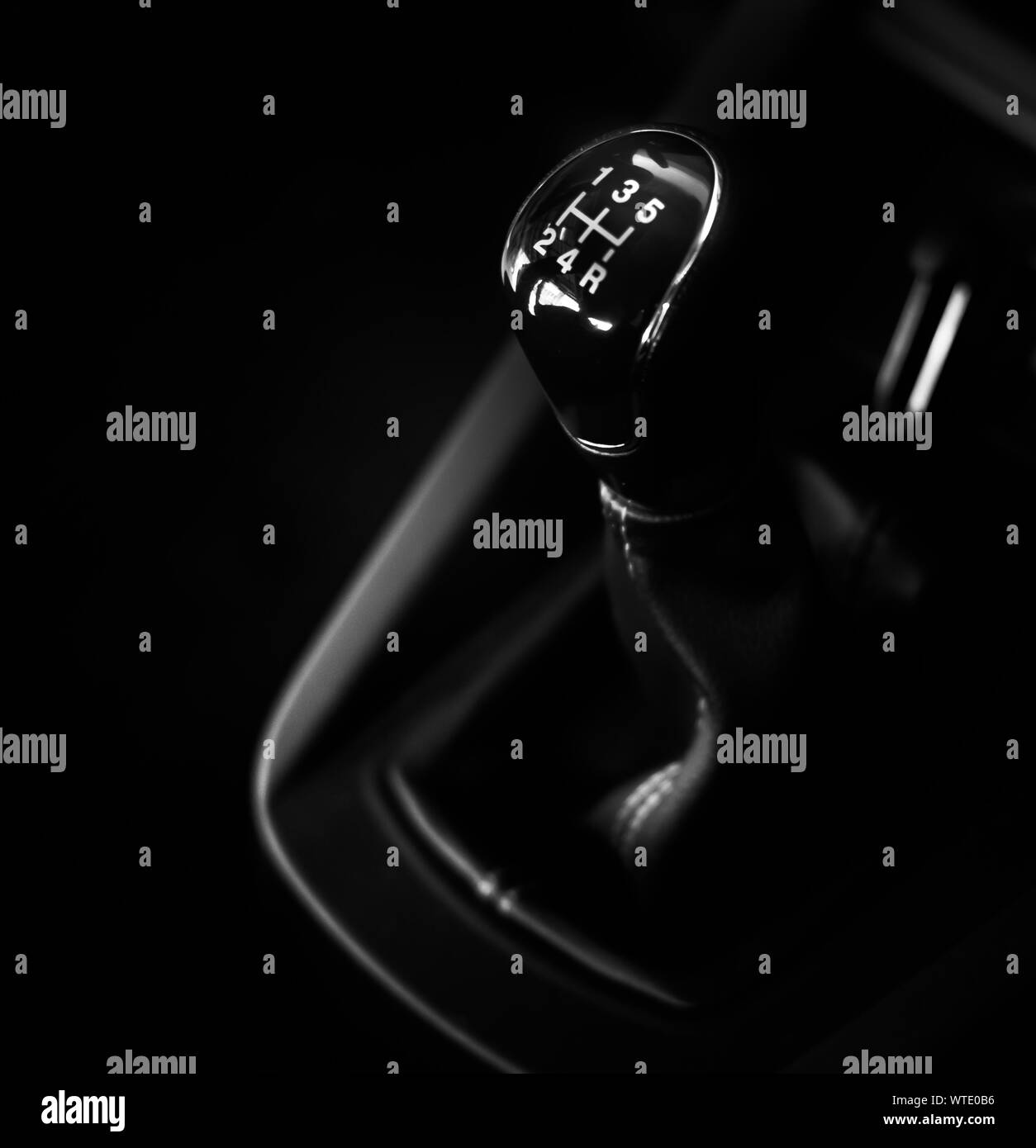 Gear car lever Black and White Stock Photos & Images - Alamy