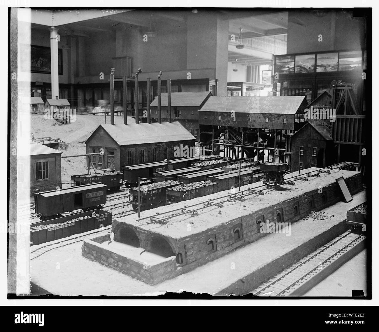 Miniature coal & coke mine at Smithsonian Institution, [8/25/25] Stock ...
