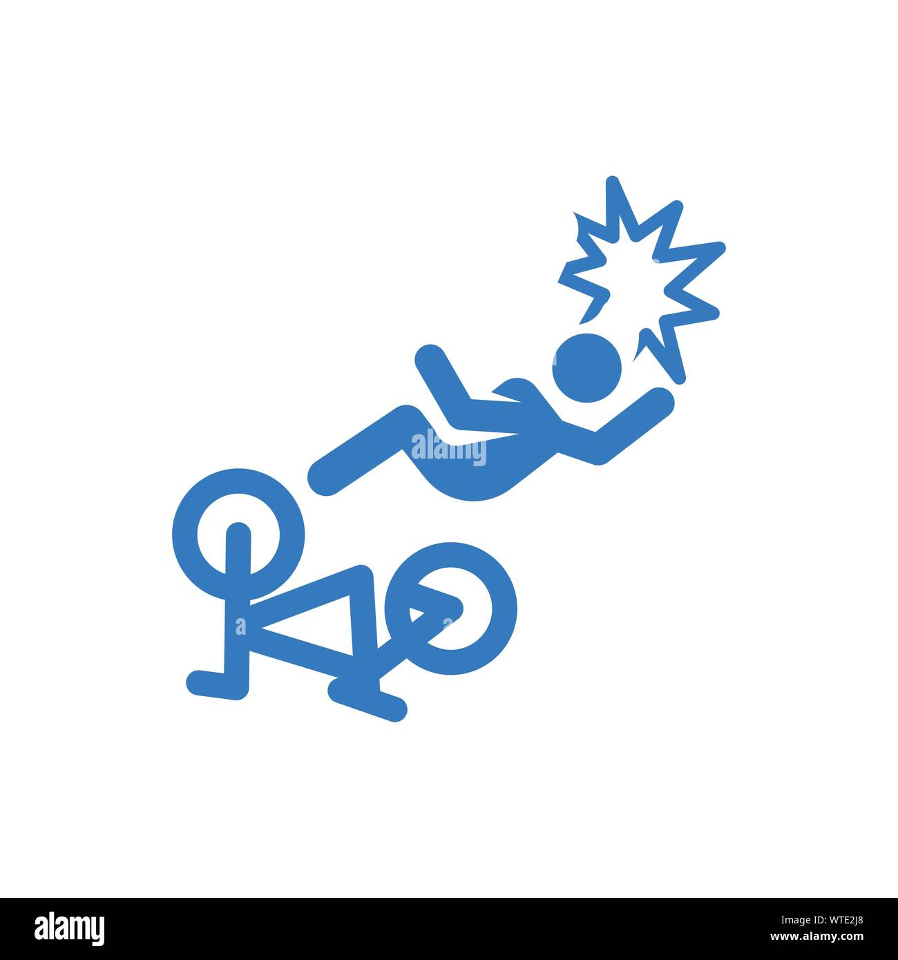 Accident icon Stock Vector Images - Alamy