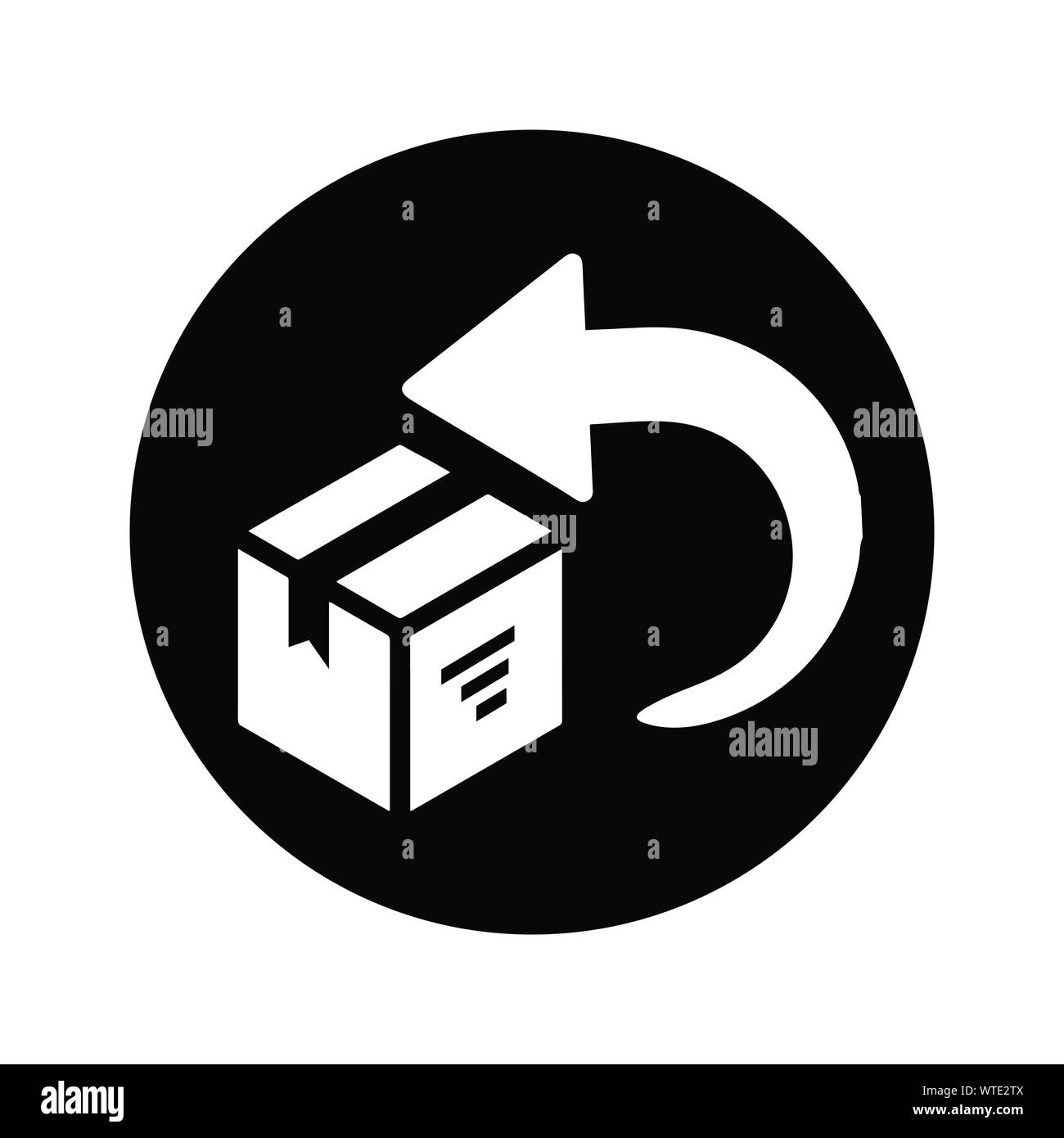 Easy returns vector vectors hi-res stock photography and images - Alamy