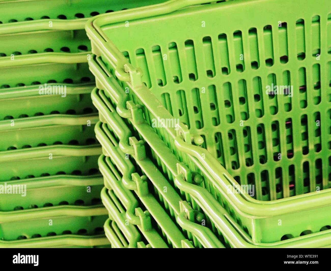 Plastic baskets hi-res stock photography and images - Alamy