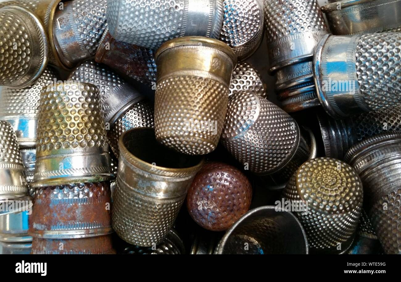 Metal Thimbles High Resolution Stock Photography and Images - Alamy