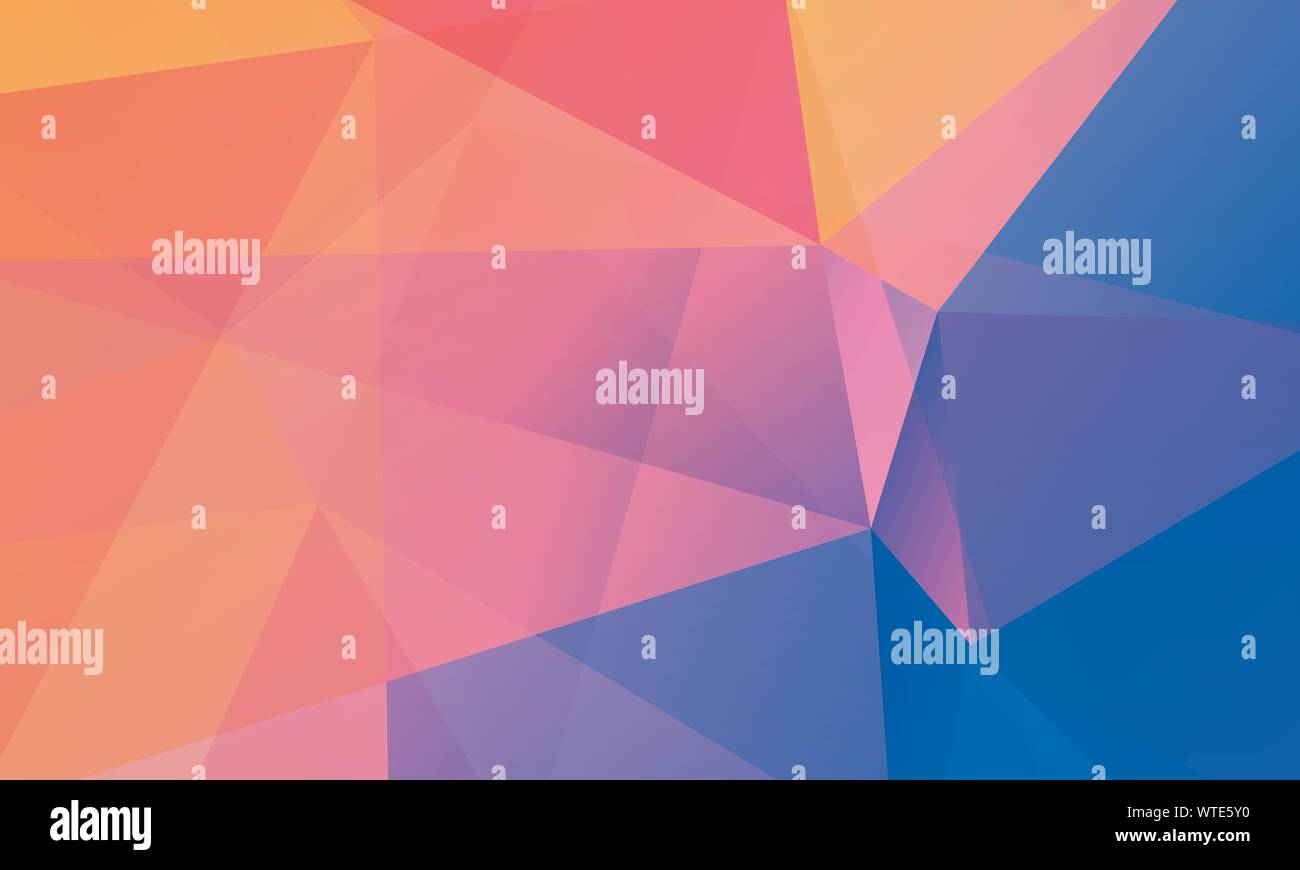 Colorful Crystal low poly vector background Stock Vector Image & Art ...
