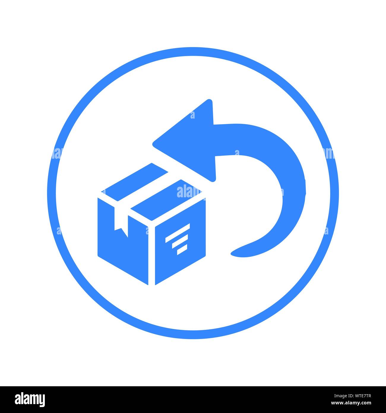 Easy returns vector vectors hi-res stock photography and images - Alamy