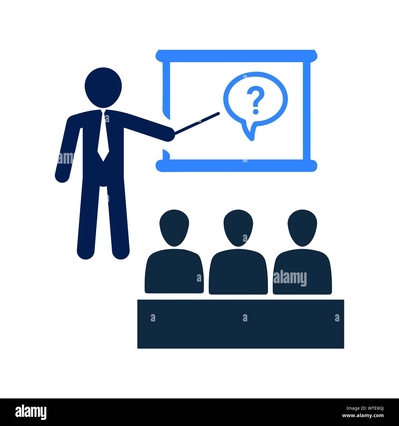 Business Presentation Icon Stock Vector Image & Art - Alamy