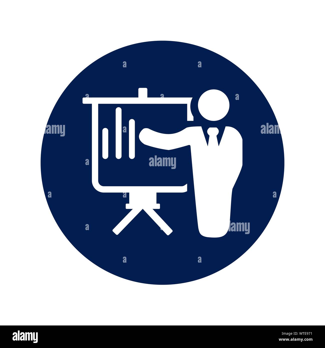 Business Presentation Icon Stock Vector Image & Art - Alamy