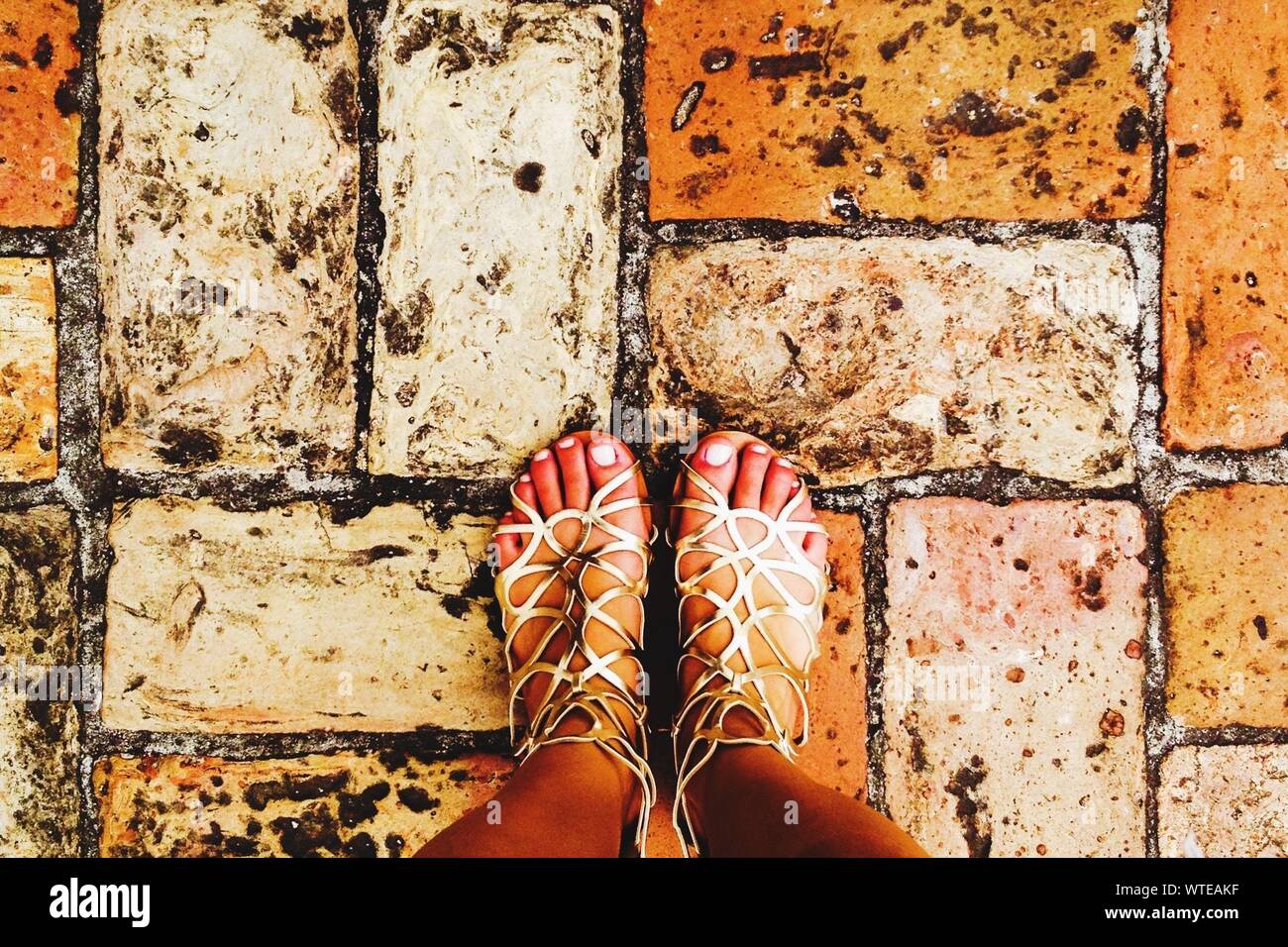 Very old woman feet hi-res stock photography and images - Alamy
